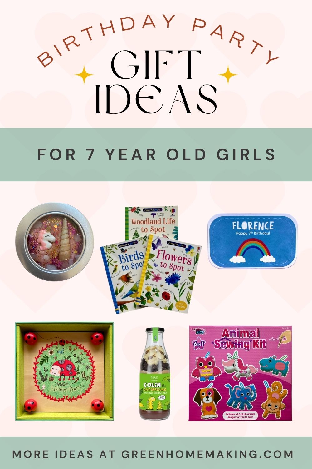 Birthday Party Gift Ideas for 7 Year Old Girls - Green Homemaking
