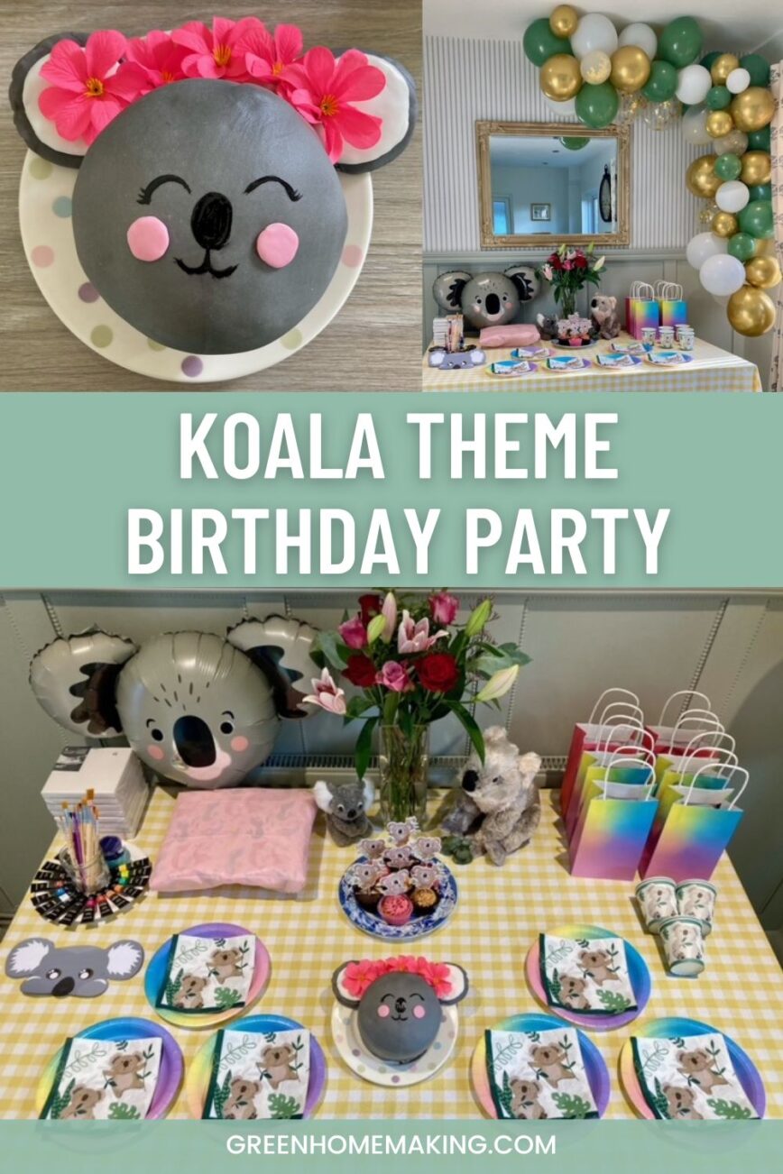 Koala Birthday Party Theme - Green Homemaking