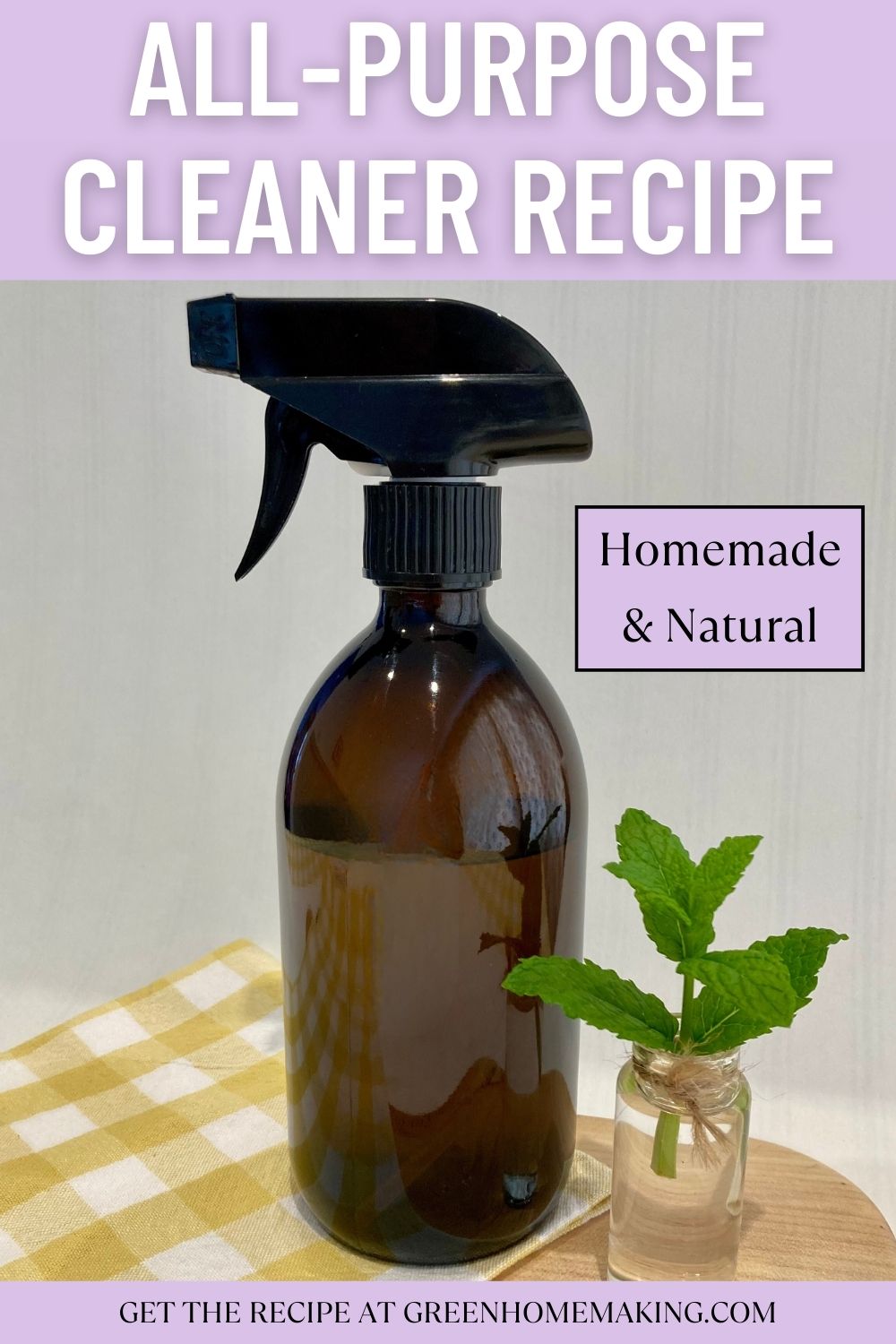 Homemade All-Purpose Cleaner Recipe - Green Homemaking