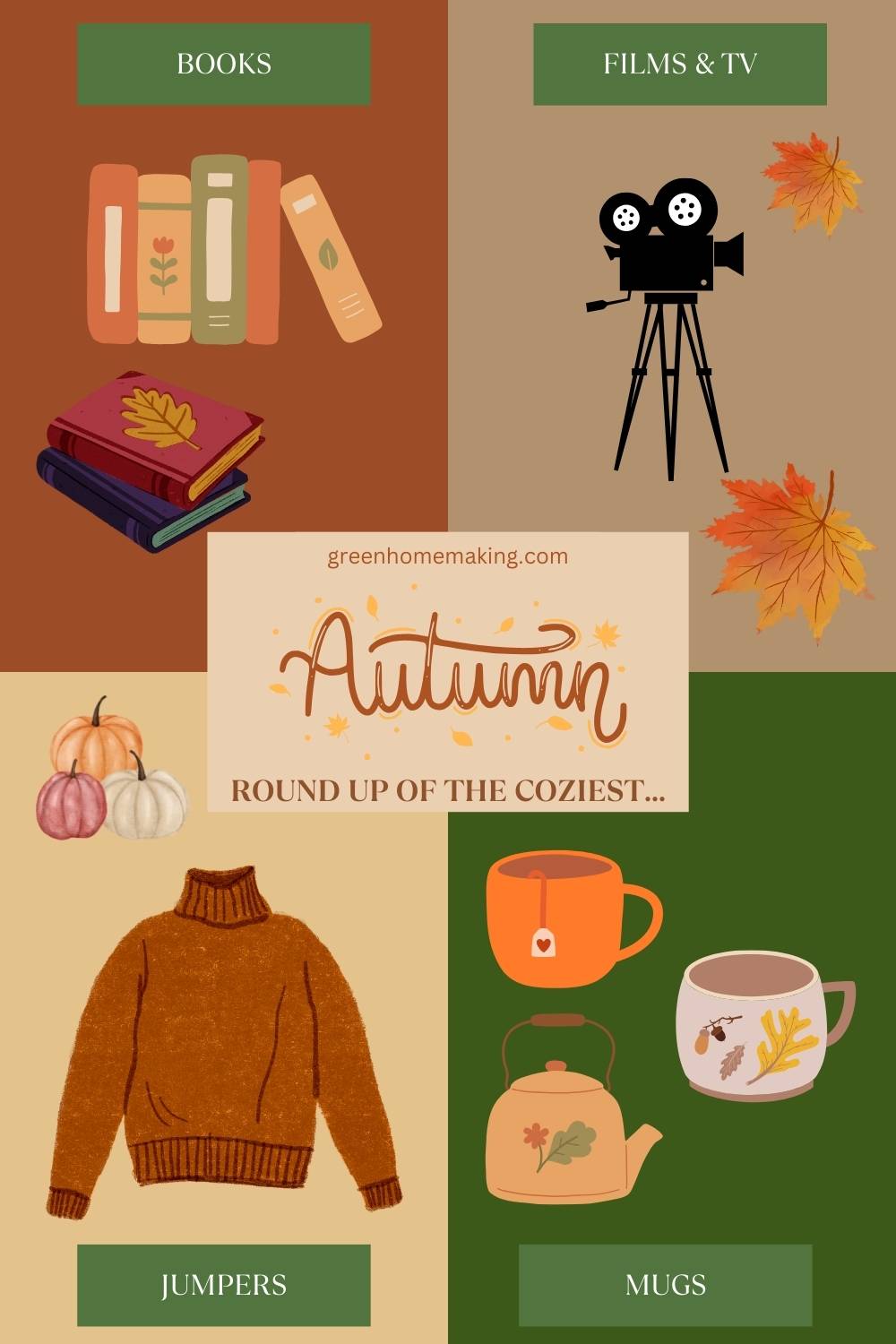 Autumn Roundup - Books, Films, Jumpers & Mugs - Green Homemaking
