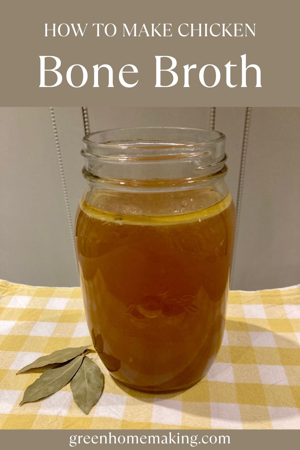 Bone Broth Recipe - Green Homemaking