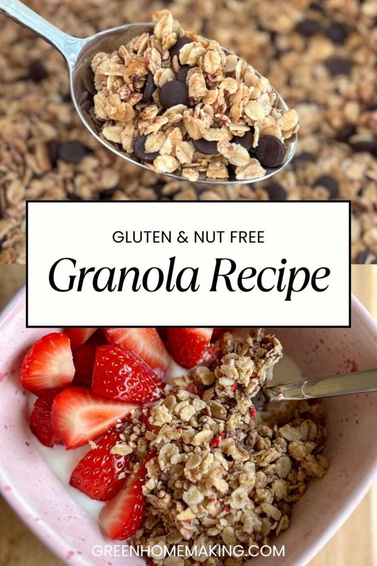 Homemade Nut Free Granola Recipe - Green Homemaking
